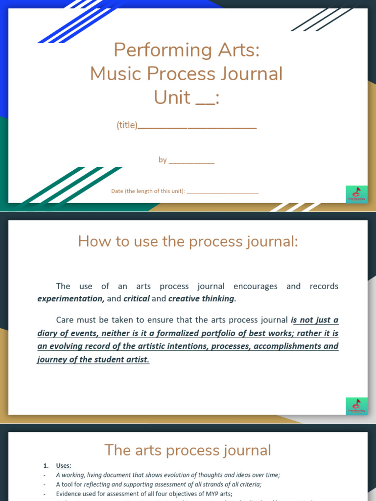 Music Process Journal MYP (Template) PDF | PDF | Thought | Human ...