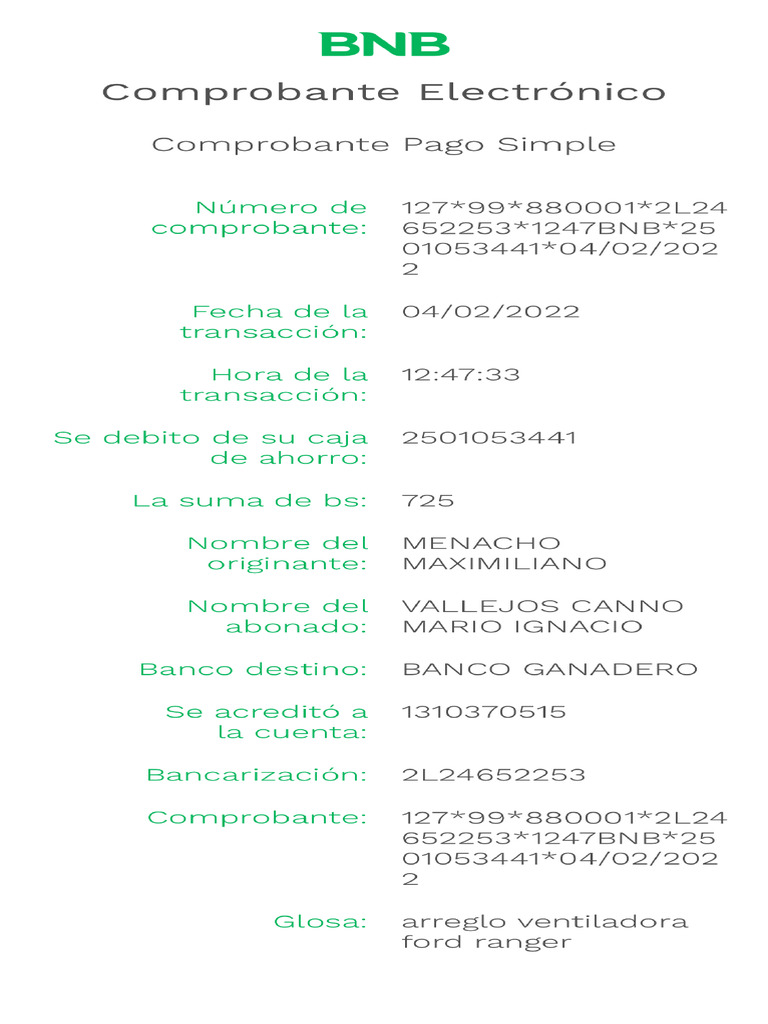 Comprobante 3 | PDF