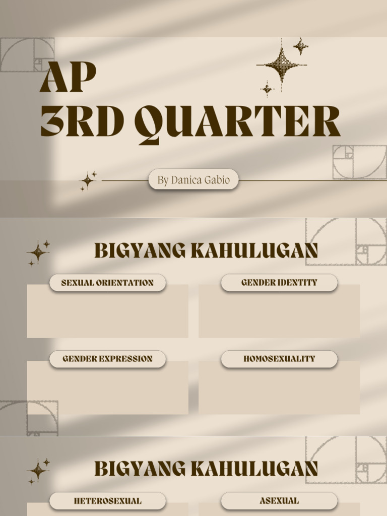 3rd Quarter AP | PDF