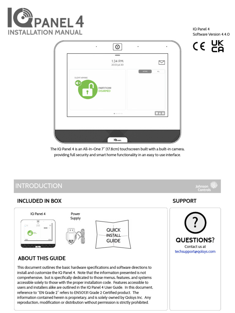 Painel IQ 4 4.4.0 Manual de Instalação 27-10-2023 | PDF | Direct ...