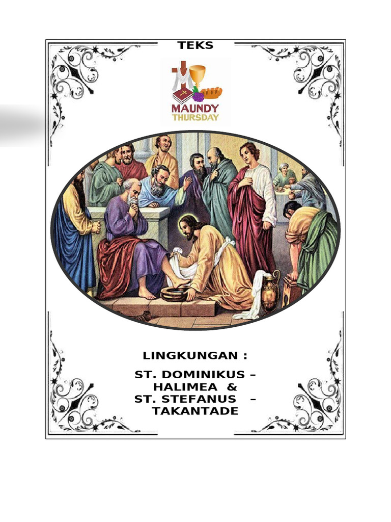 Cover Teks Lagu Kamis Putih | PDF