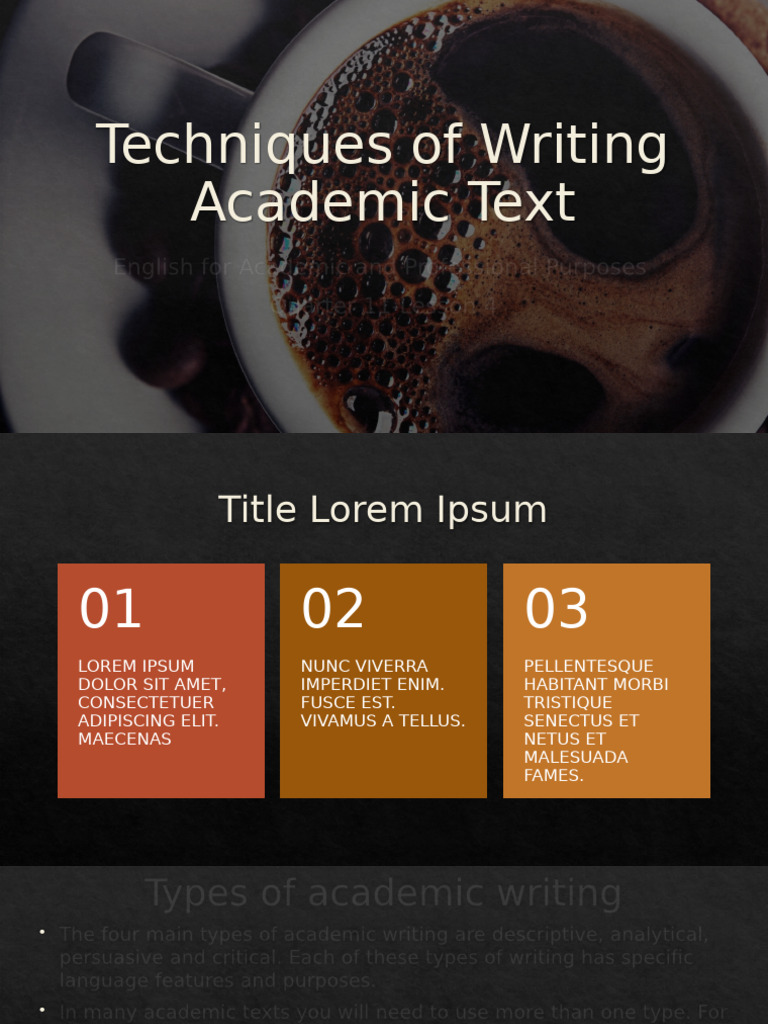 Academic Writing Techniques Explained | PDF | Argument | Essays