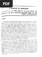 MLK's I Have a Dream Speech Summary | PDF