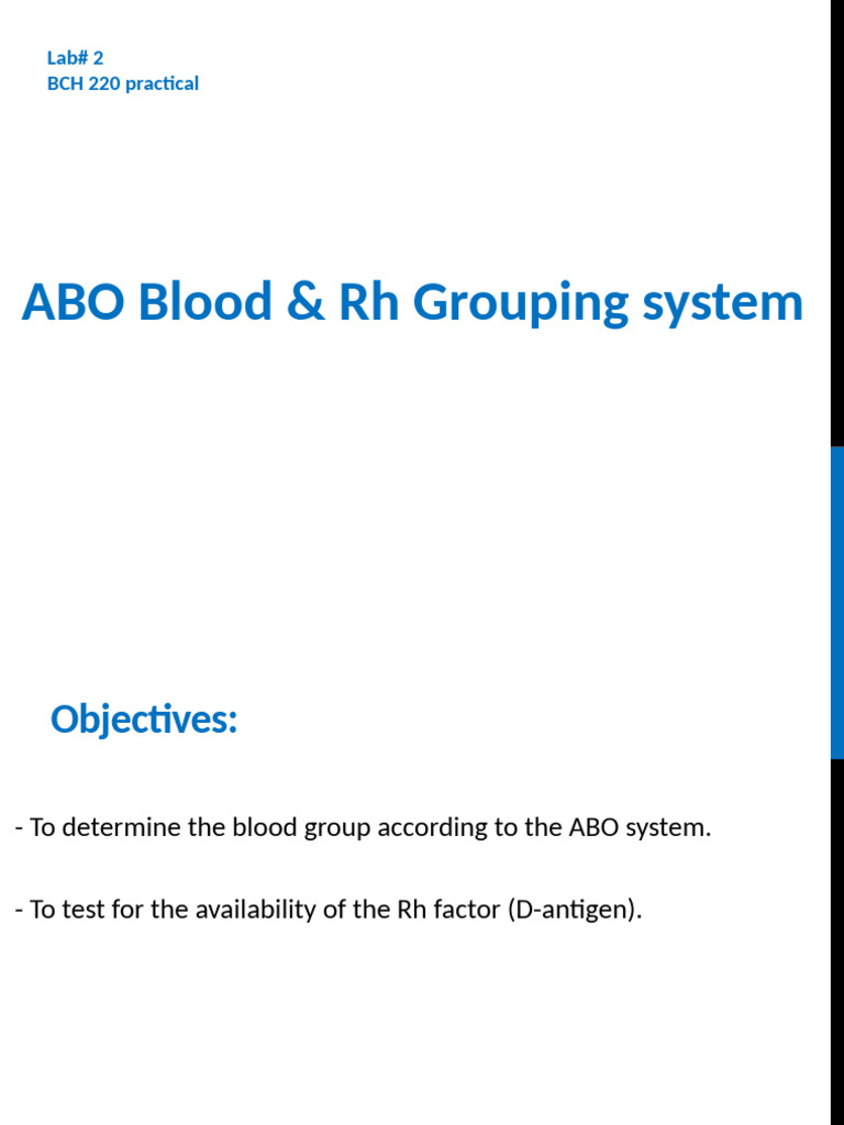 Abo - Blood - RH - Grouping - 0 - Copy - Copy - 0 | PDF | Blood Type ...