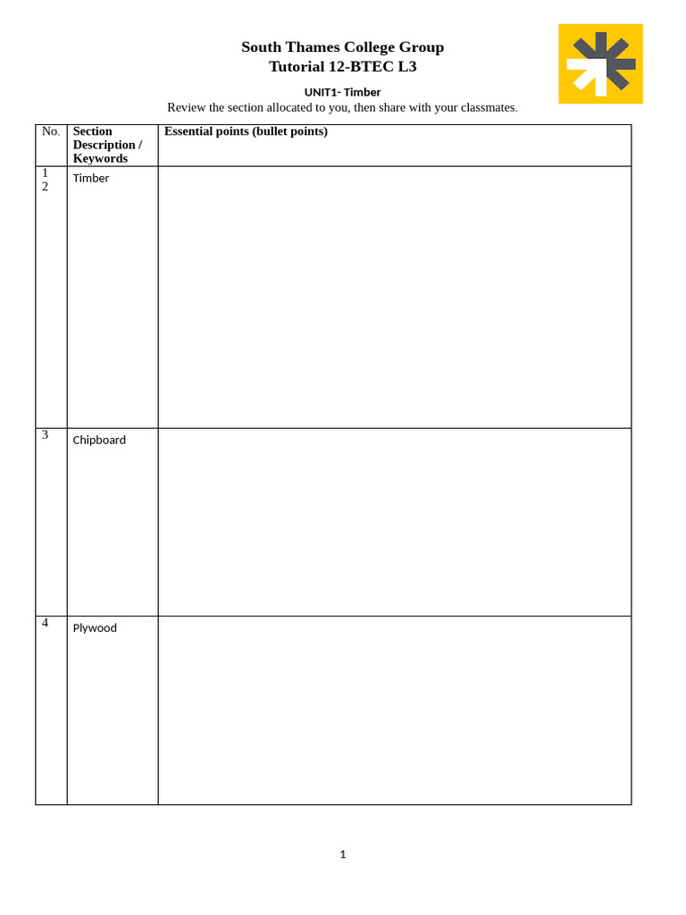 BTEC L3 Timber and Insulation Materials Guide | PDF