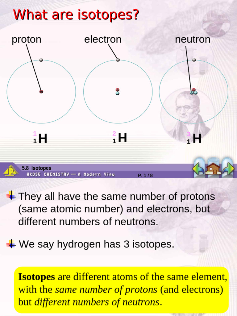 Understanding Isotopes and Their Properties | PDF | Isotope | Chemical ...