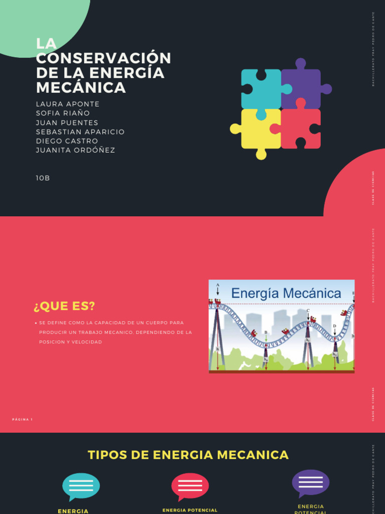 Conservacion de La Energia Mecanica.pdf | PDF | Energía potencial ...