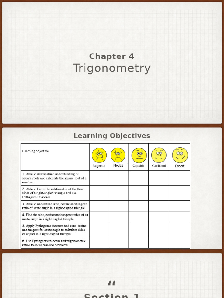CH4 PPT - Trigonometry | PDF | Trigonometry | Trigonometric Functions