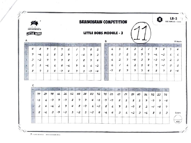 Brainobrain Competition Module 3 | PDF