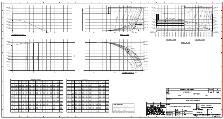 Lines Plan & Offset Table | PDF
