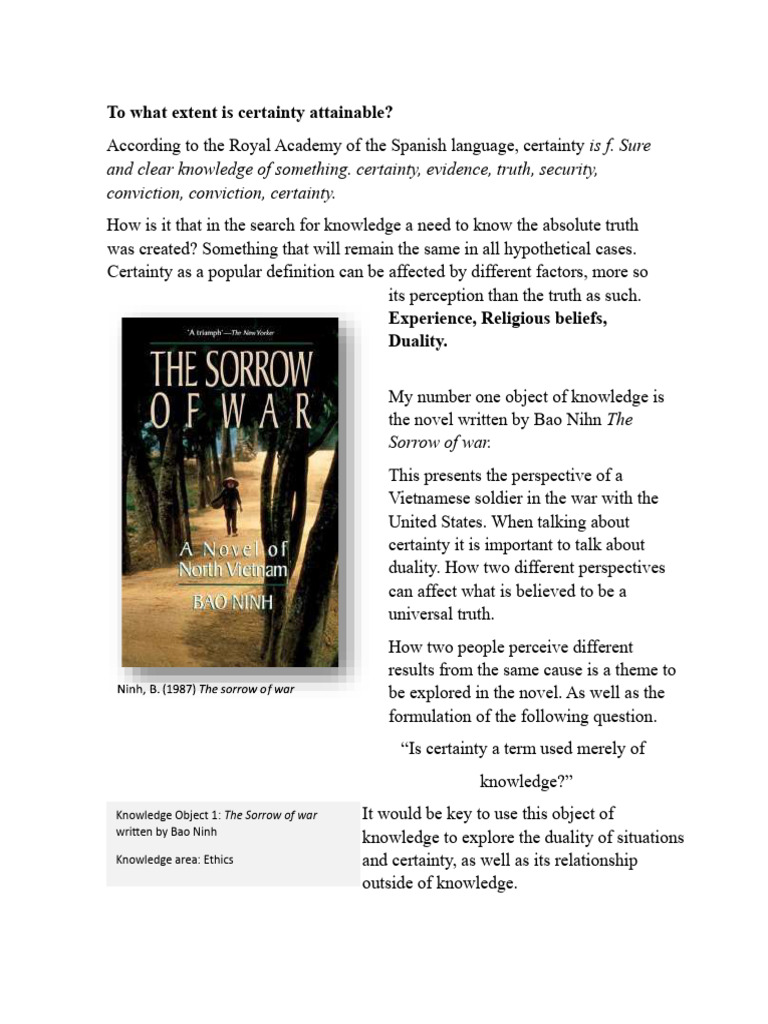 Exhibition - Lgy854 (002092 0019) - Rebeca Yolin Pérez Álvarez (DIPLOMA) | PDF | Knowledge | Truth