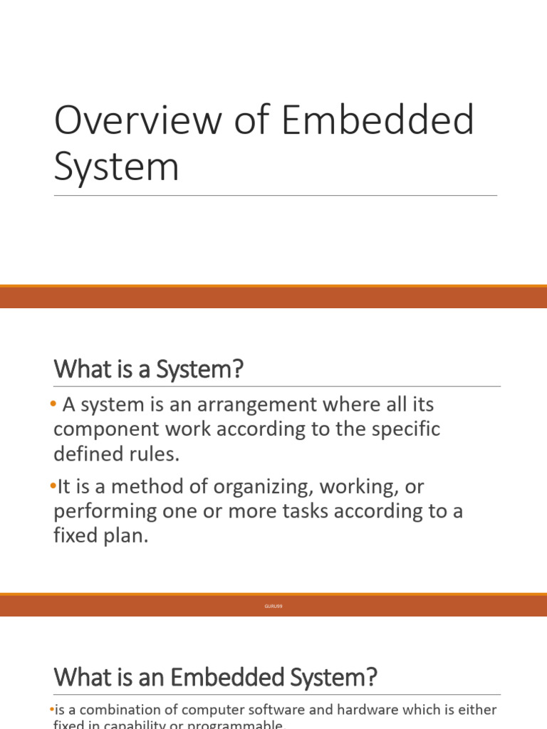 Lecture-1-intro-to-embedded-system (1) | PDF | Embedded System | Microcontroller