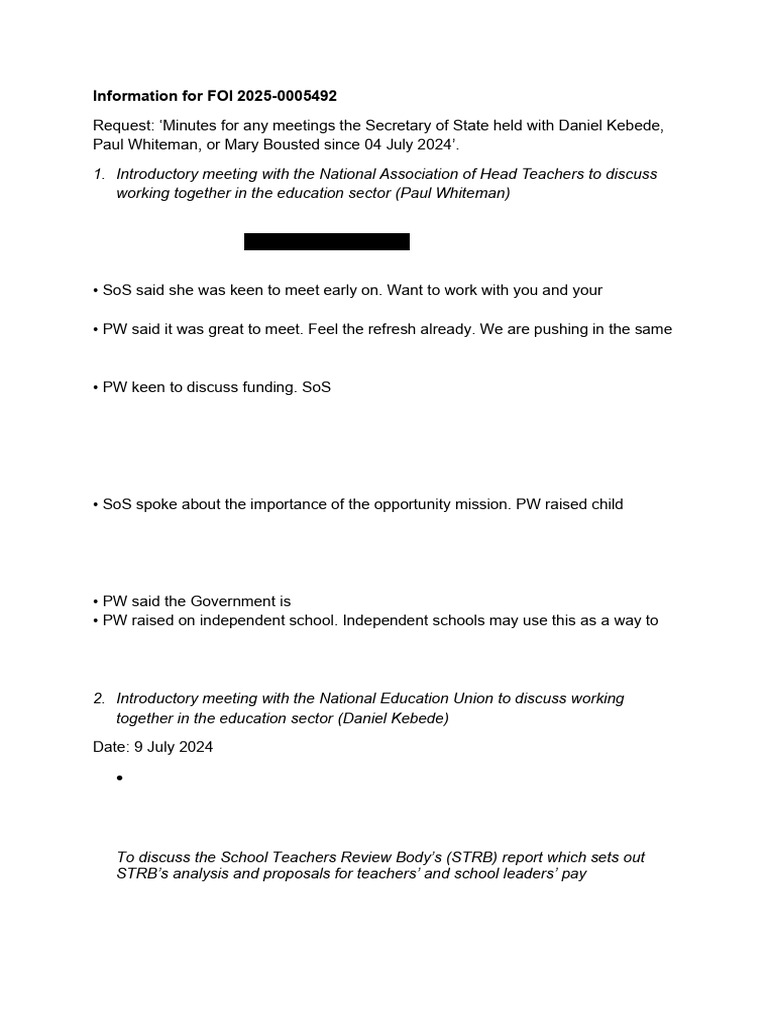 2025-0005492 DfE Transcripts | PDF