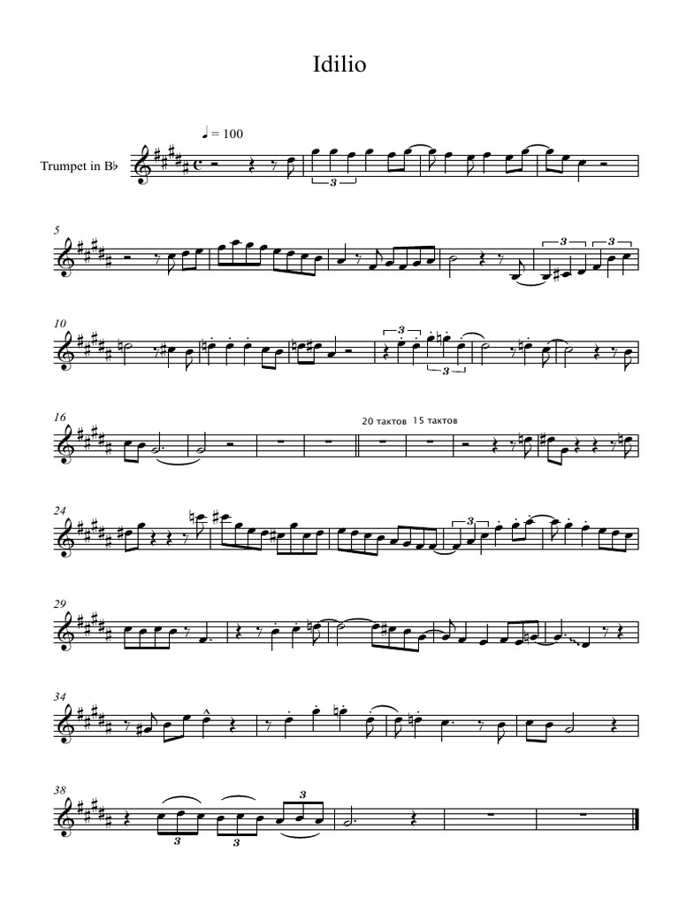 Idilio - Full Score | PDF