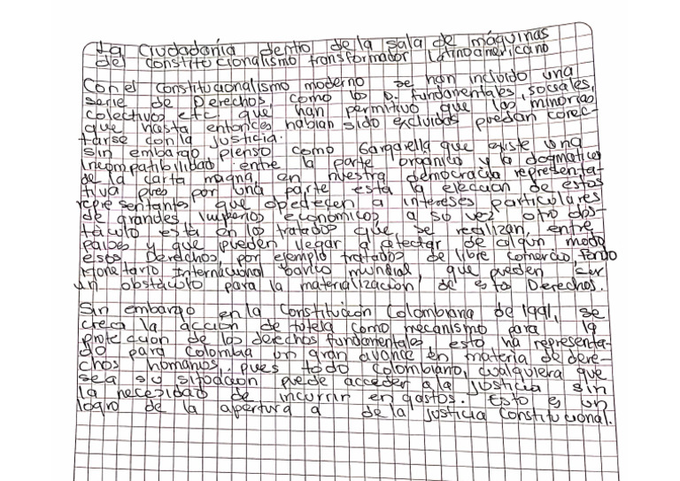 Coloquio, Dereco Constitucional I | PDF