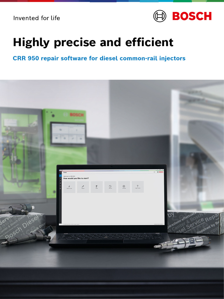 Bosch CRR 950 Repair Software en | PDF | Fuel Injection | Software