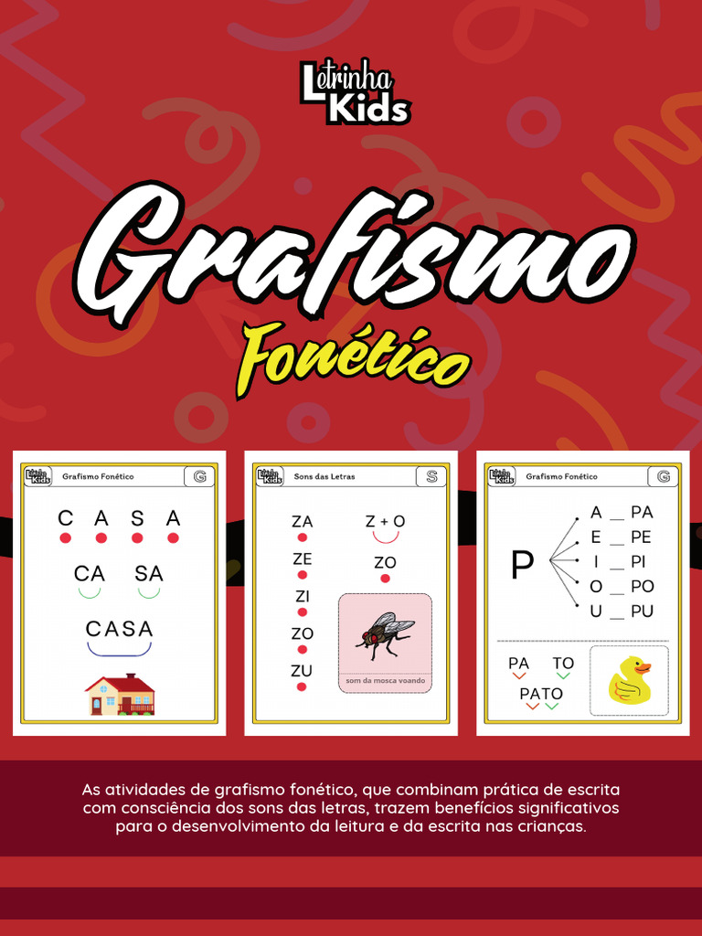 Grafismo Fonetico - Letrinha Kids | PDF