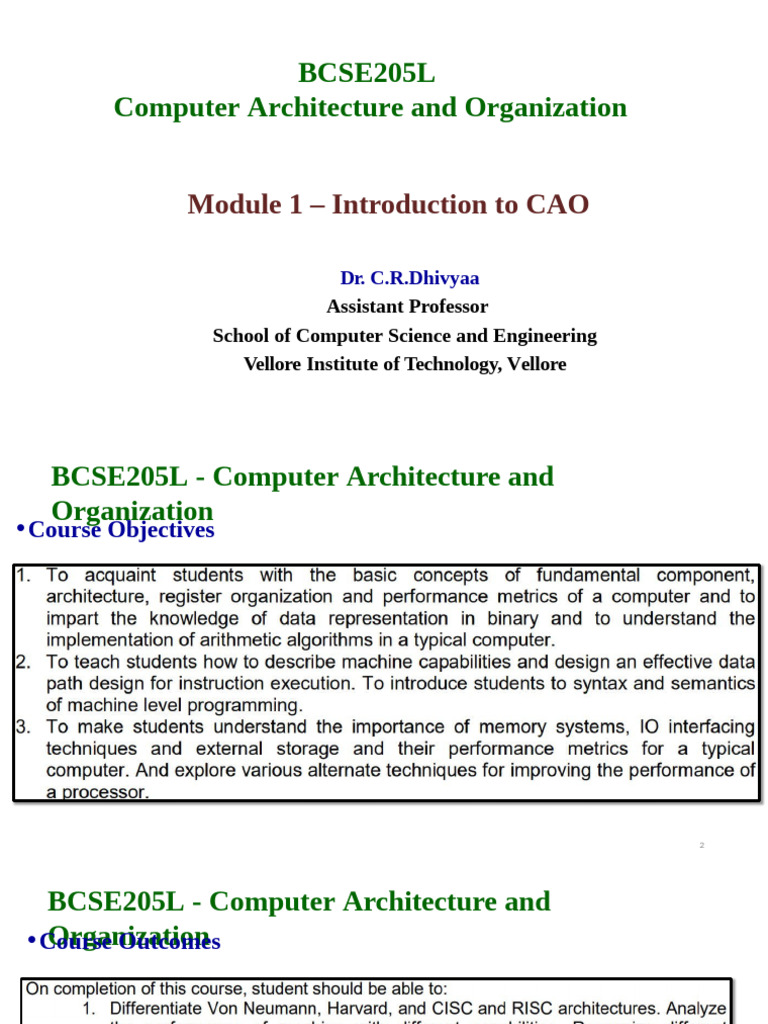 MOD 1 | PDF | Central Processing Unit | Computer Data Storage