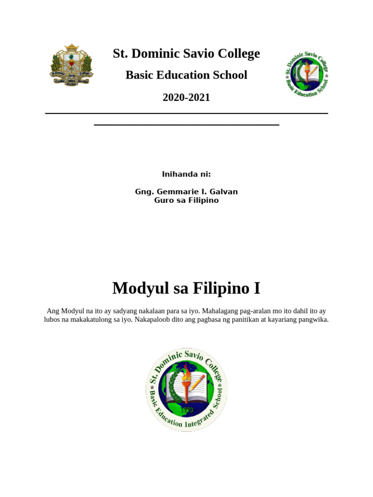THIRDQUARTER.FILIPINO.GRADE1 | PDF