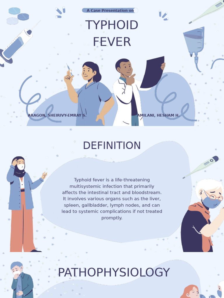 Typhoid Fever Case Presentation | PDF | Dehydration | Human Diseases ...