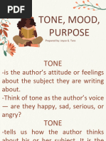 Authors Tone | PDF | Nostalgia | Emotions