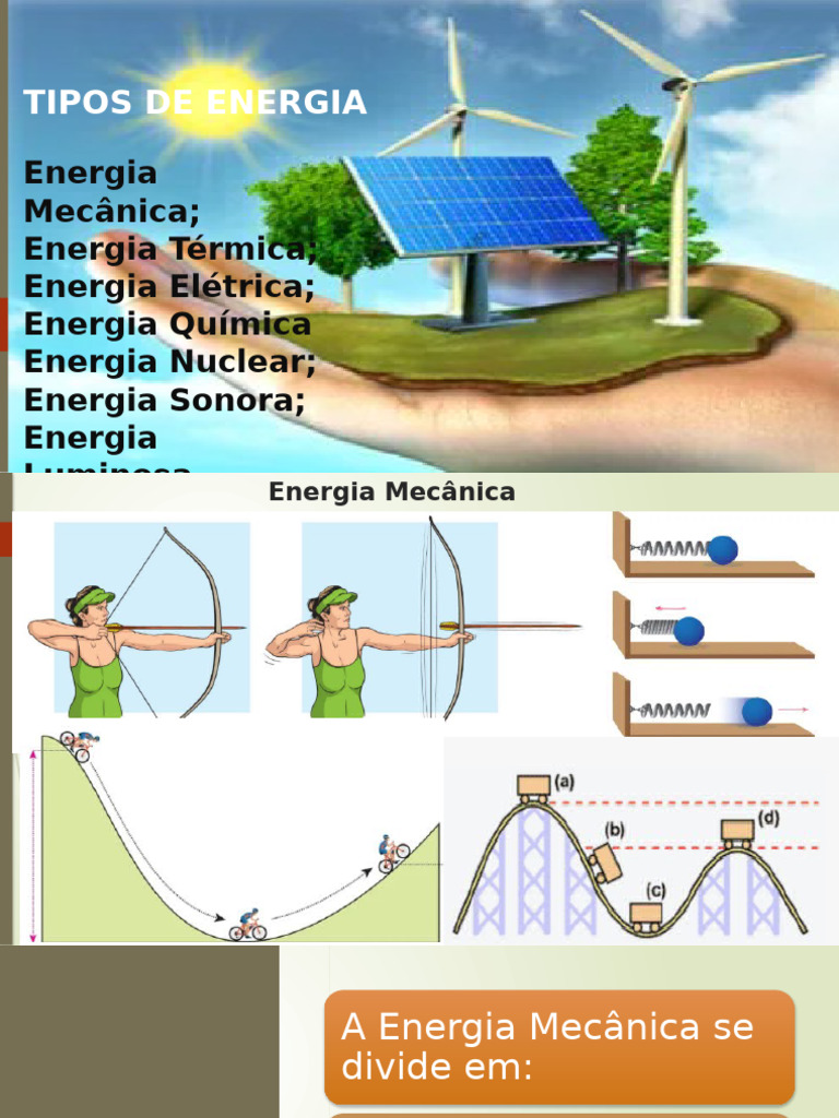 Tipos de Energia | PDF | Energia potencial | Calor