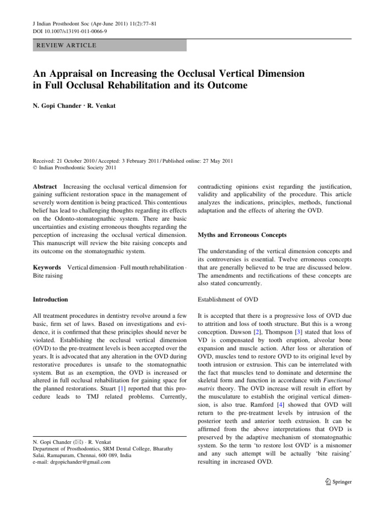 Appliance For Bite Raised | PDF | Mouth | Dental Anatomy