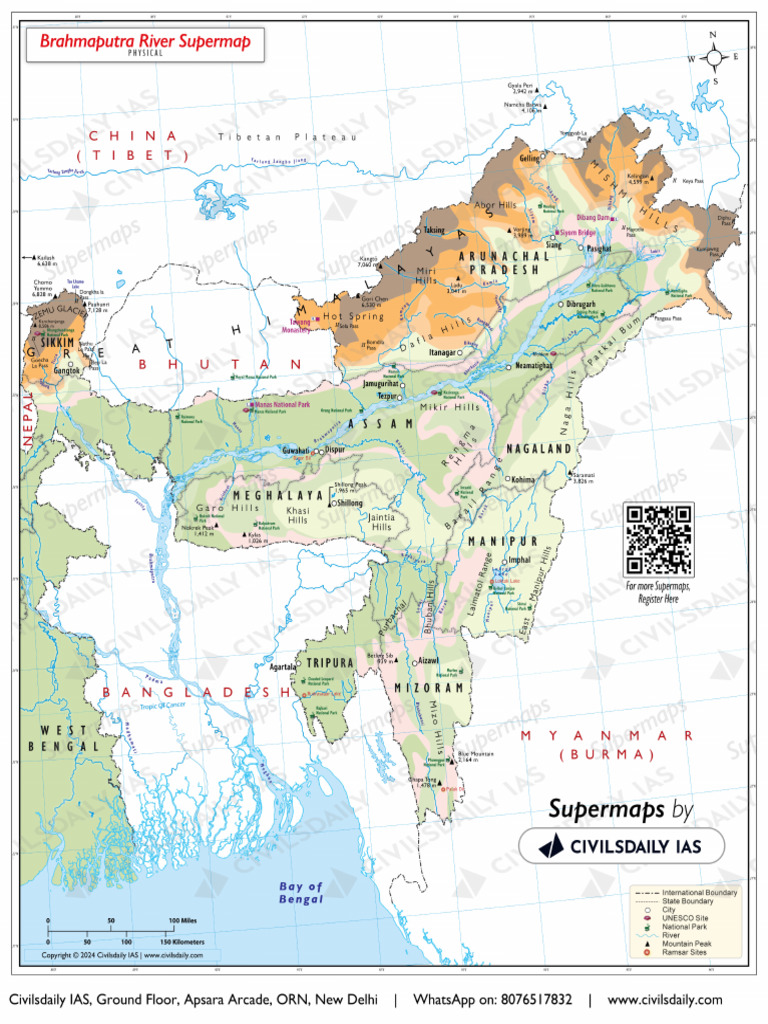 Brahmaputra River Supermap | PDF