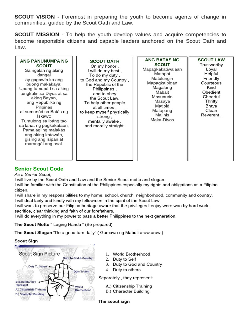 BSP-LECTURE | PDF | Scouting | Youth Movements