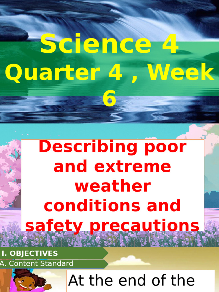 Q4 COT DLP-Science-4-wk-6 Safety Precautions During-Extreme-And-Poor ...