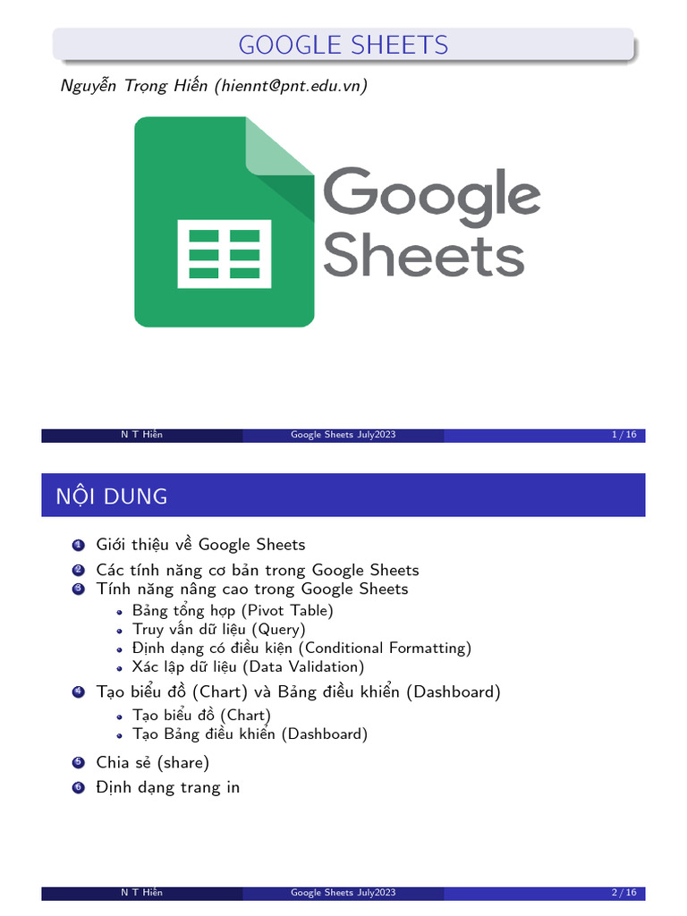 Google Sheet | PDF