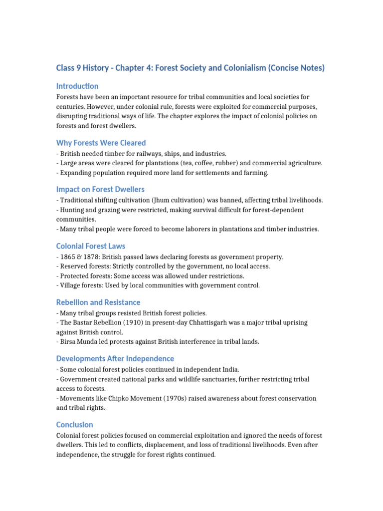Class 9 History Chapter 4 Notes | PDF