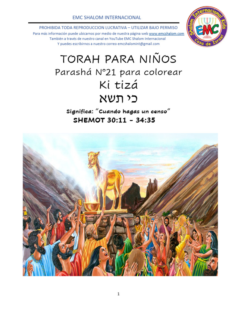 Parasha Ki Tiza 21 Nin - Os 3-5 An - Os 5784 | PDF