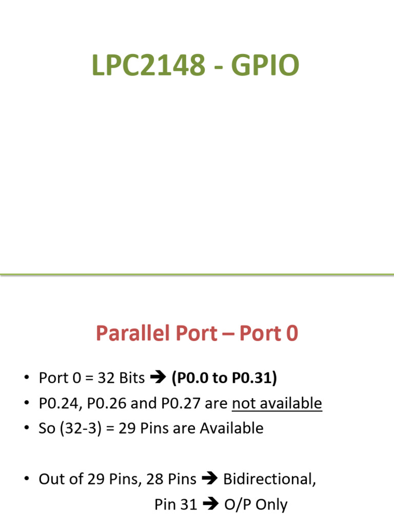 GPIO | PDF