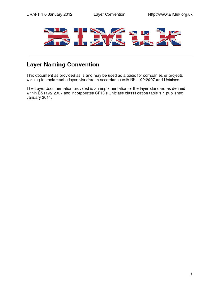 BIMuk-Layer-Naming-Convention | PDF | Air Conditioning | Power Supply