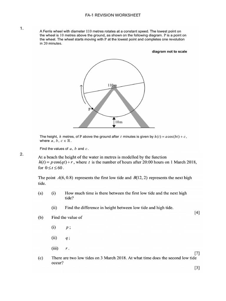 RCB FA1 Revision | PDF