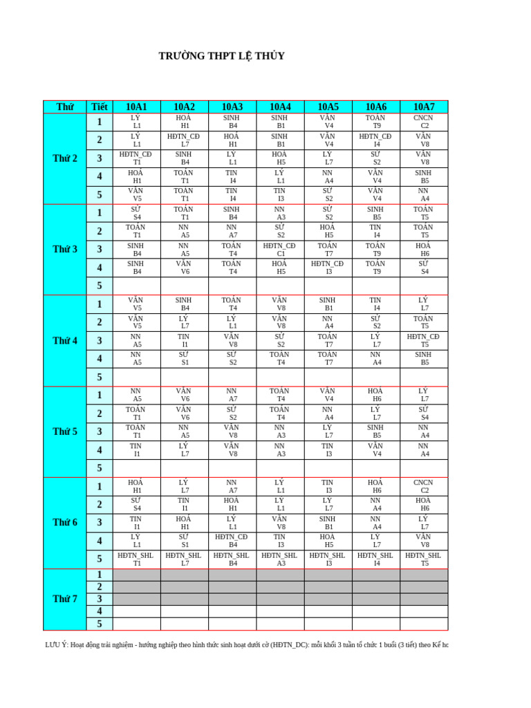 TKB SO 08 TU TUAN 27 2024-2025 | PDF