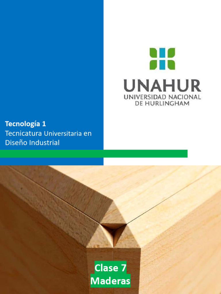 Clase 7 - Maderas | PDF | Control numerico | Madera