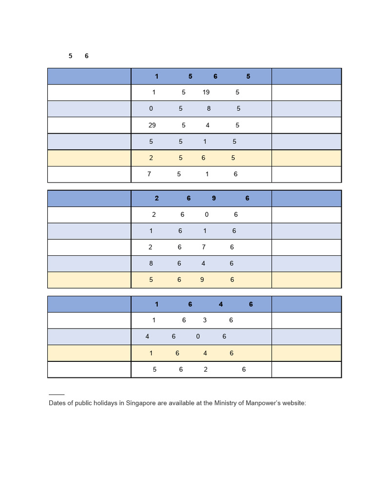 NUS Academic Calendar 2025/26 | PDF