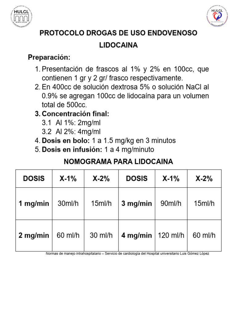 Protocolo Drogas de Uso Endovenoso | PDF | Drogas