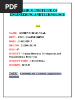 Cmi Level 5 Management and Leadership Sample Workbook Unit 501 | PDF ...