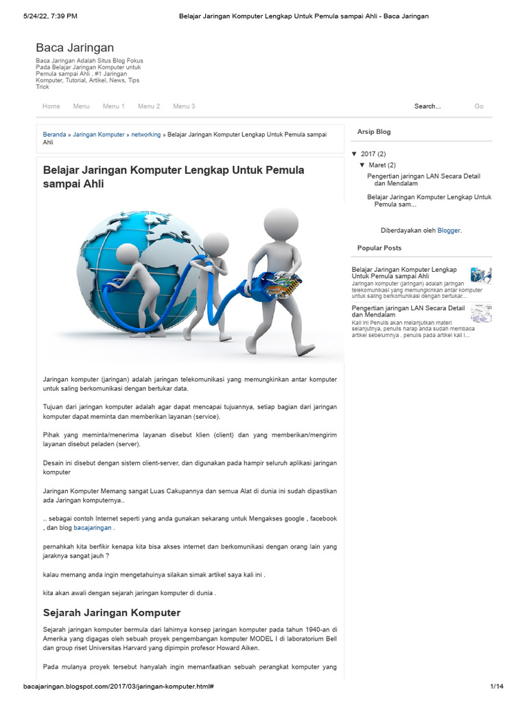 Belajar Jaringan Komputer Lengkap Untuk Pemula sampai Ahli - Baca ...