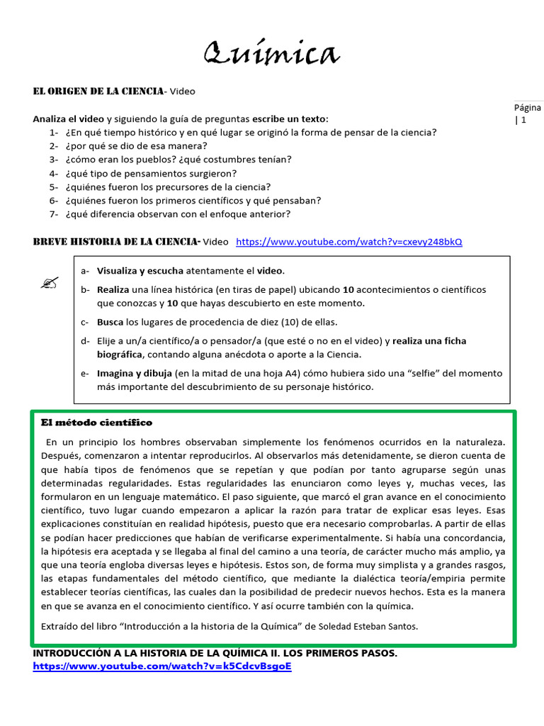 Cuadernillo Qu-Mica 3 - 2025 | PDF | Átomos | Reacciones químicas