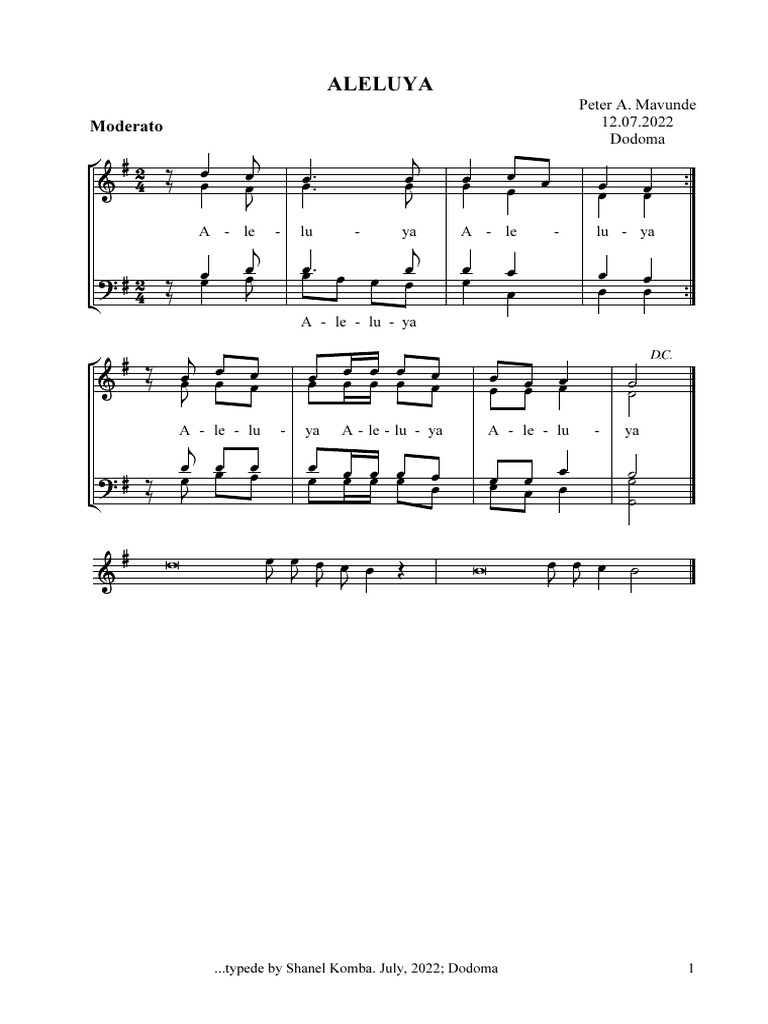 Aleluya | PDF