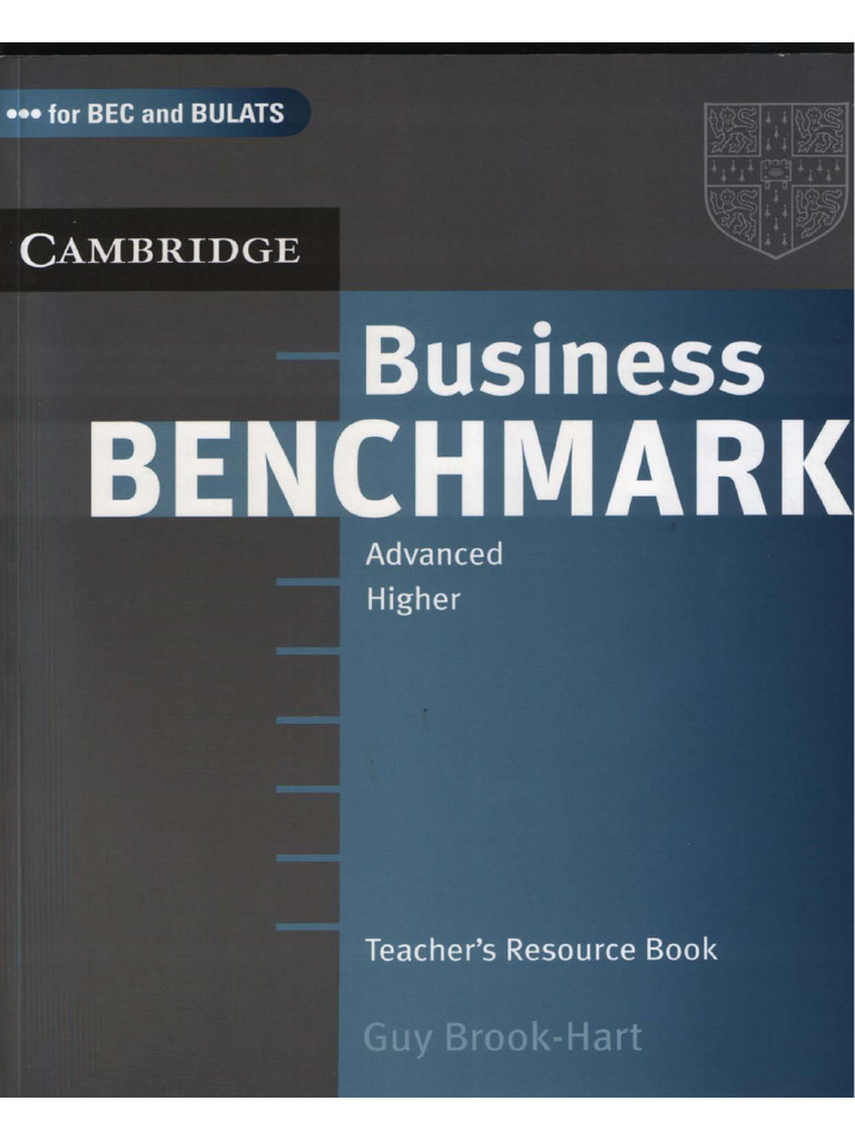 Business Benchmark Advanced Teacher 39 s Resources Book | PDF