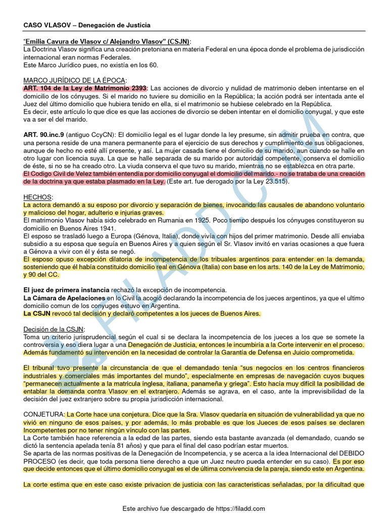 Resumen de FALLOS DIPR 1 PDF | PDF | Adopción | Justicia