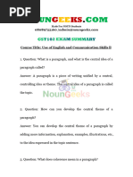 GST102 Use of English and Communication Skills Ii Summary 08024665051 ...