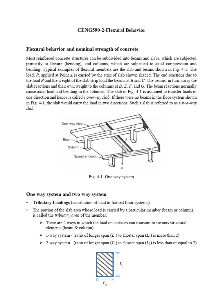 Flexural Behavior of Concrete Beams | PDF | Bending | Stress (Mechanics)