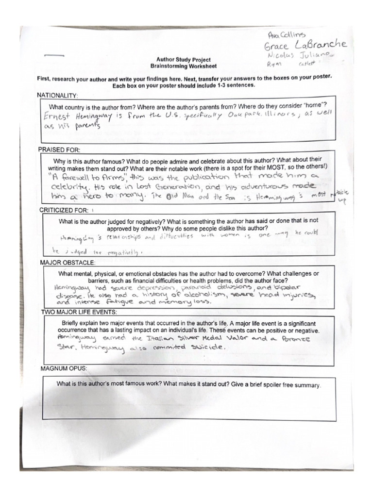 A Farewell To Arms This Was The Publication That Made Him A | PDF