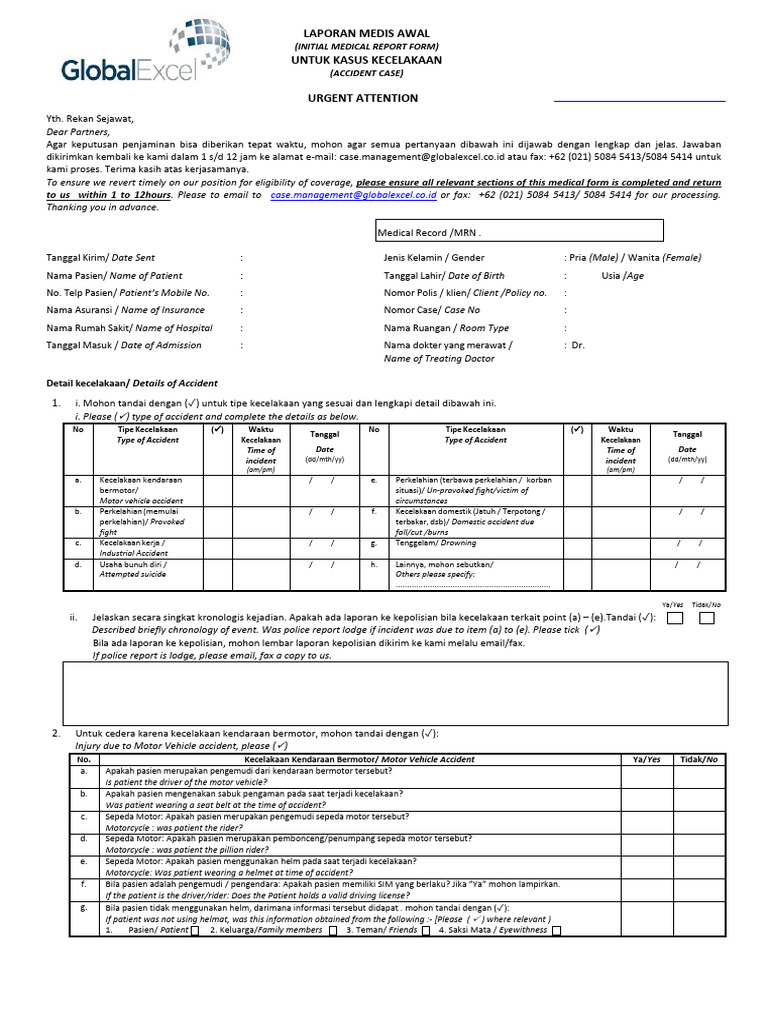 IMR Kecelakaan - updated | PDF